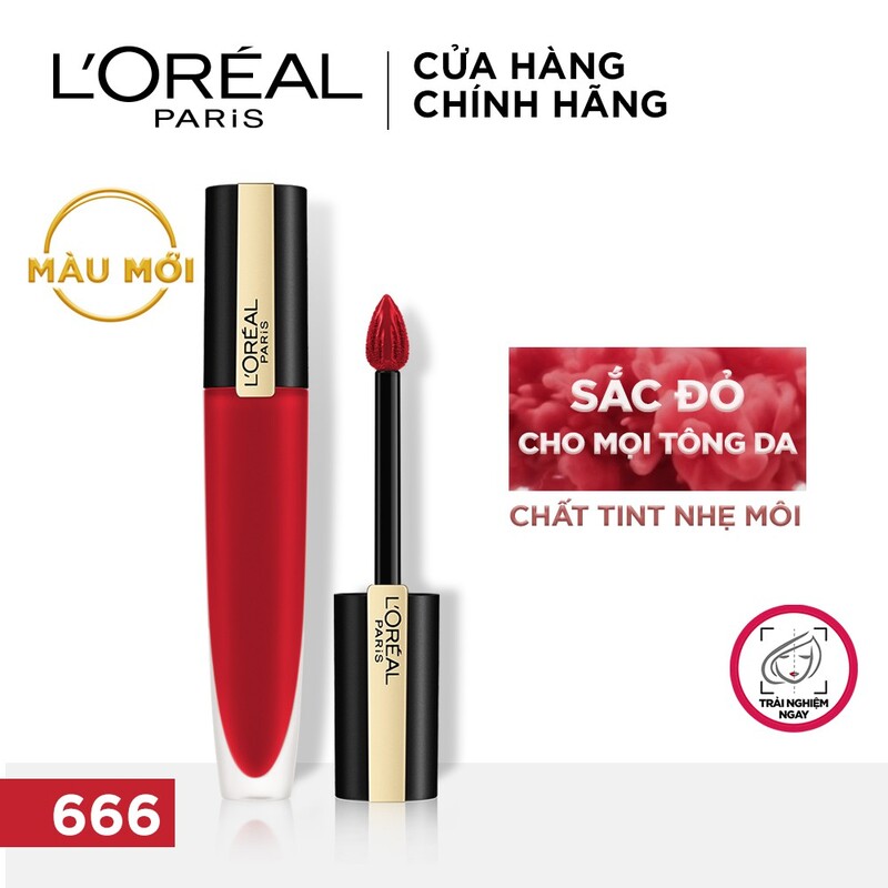 Son Kem Lì Lâu Trôi L'Oreal Paris Rouge Signature 7ml - Cocolux
