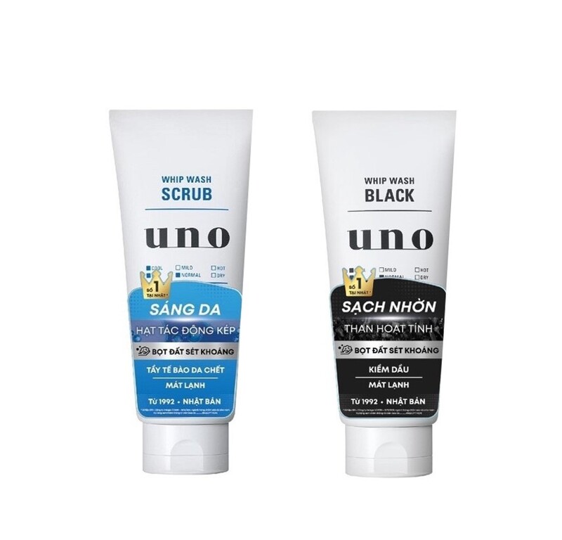 Sữa rửa mặt Shiseido Uno 130g - COCOLUX