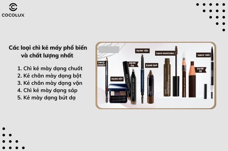 Review Top 15+ Chì Kẻ Mày Tốt Nhất Hiện Nay