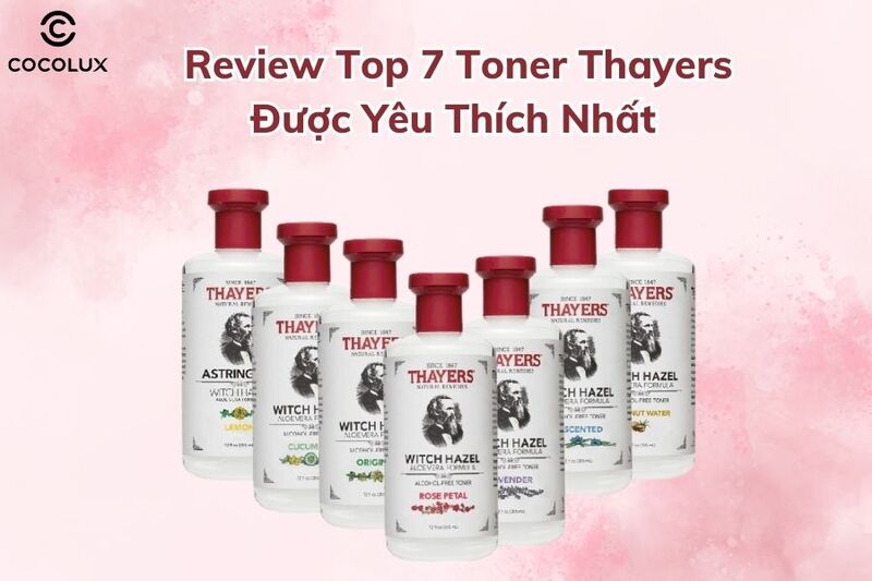 Review Top 7 Toner Thayers được yêu thích nhất hiện nay