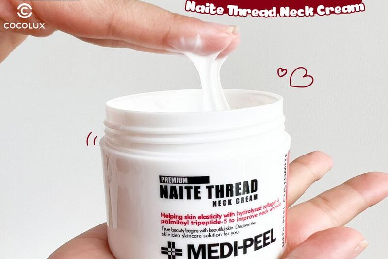Review Kem Dưỡng Da Cổ Medi-Peel Naite Thread Neck Cream 100ml