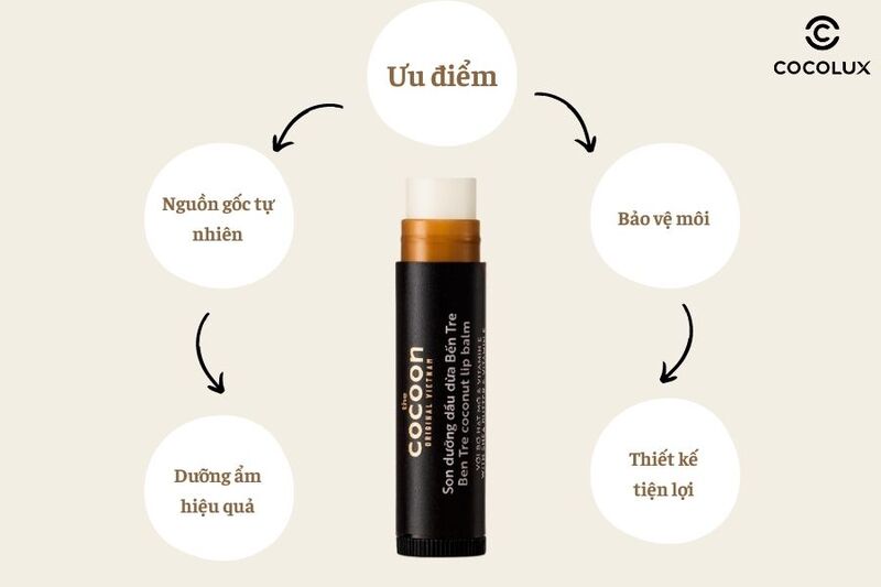 Son dưỡng Cocoon có tốt không? Review chi tiết son dưỡng Cocoon