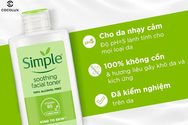 Review toner Simple chi tiết nhất. Sản phẩm phù hợp với loại da nào?