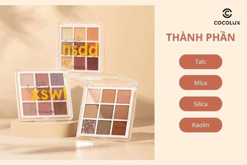 [Review] Phấn mắt Focallure Nine Colors Eyeshadow Palette 9 màu có tốt ...