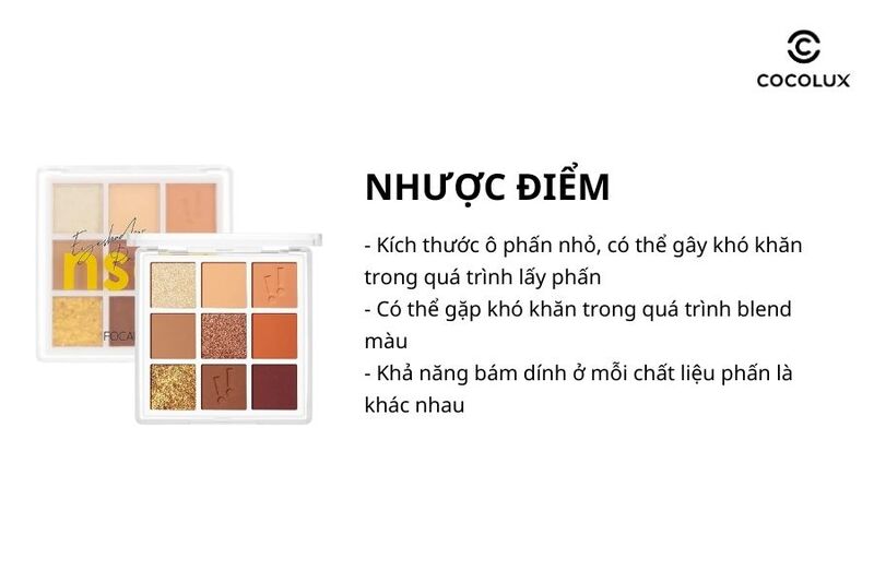 [Review] Phấn mắt Focallure Nine Colors Eyeshadow Palette 9 màu có tốt ...