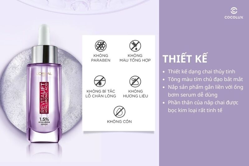 Review tinh chất L'Oreal Revitalift 1.5% Hyaluronic Acid: khả năng cấp ...