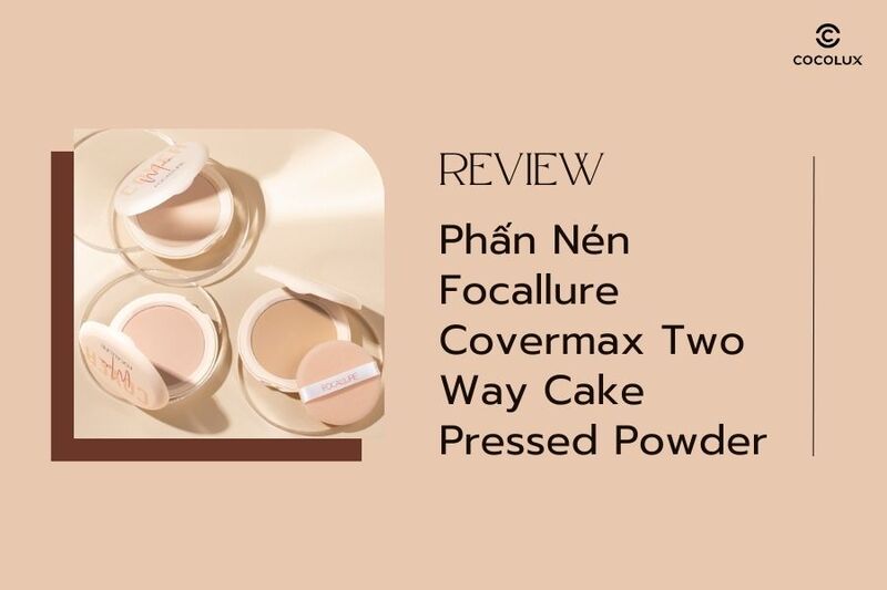 Review phấn nén Focallure Covermax Two Way Cake Pressed Powder giá rẻ ...