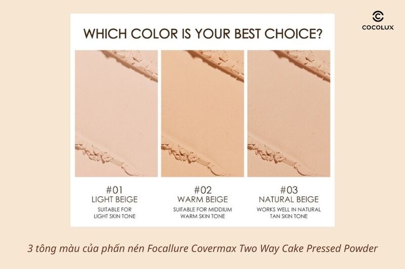 Review phấn nén Focallure Covermax Two Way Cake Pressed Powder giá rẻ ...