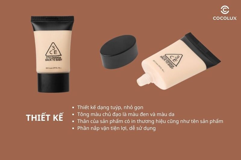 Review kem nền 3CE Back To Baby BB Cream: Có đáng mua không?