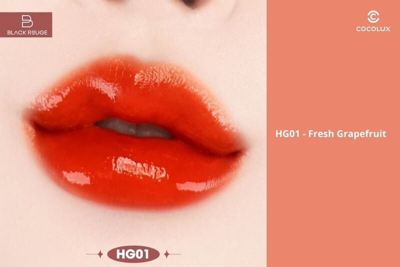 Review Bảng Màu Son Tint Bóng Black Rouge Half N Half Water Glow