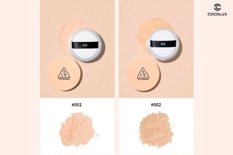 Review Phấn Phủ Bột 3CE Natural Finish Loose Powder