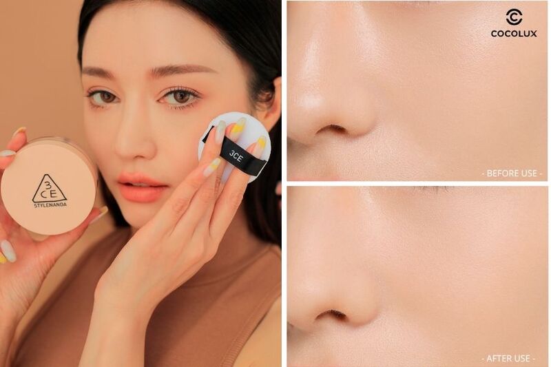 Review Phấn Phủ Bột 3CE Natural Finish Loose Powder