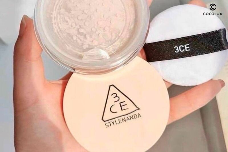 Review Phấn Phủ Bột 3CE Natural Finish Loose Powder