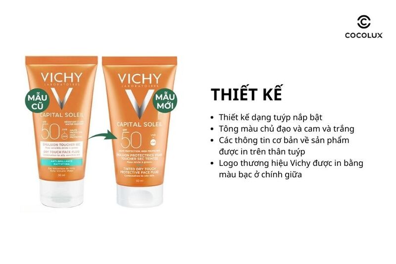 Review kem chống nắng Vichy Capital Soleil Dry Touch Face Fluid