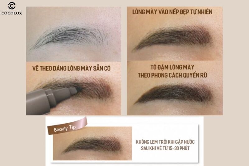 Review Bút Kẻ Chân Mày Dạng Sợi Cathy Doll 4D