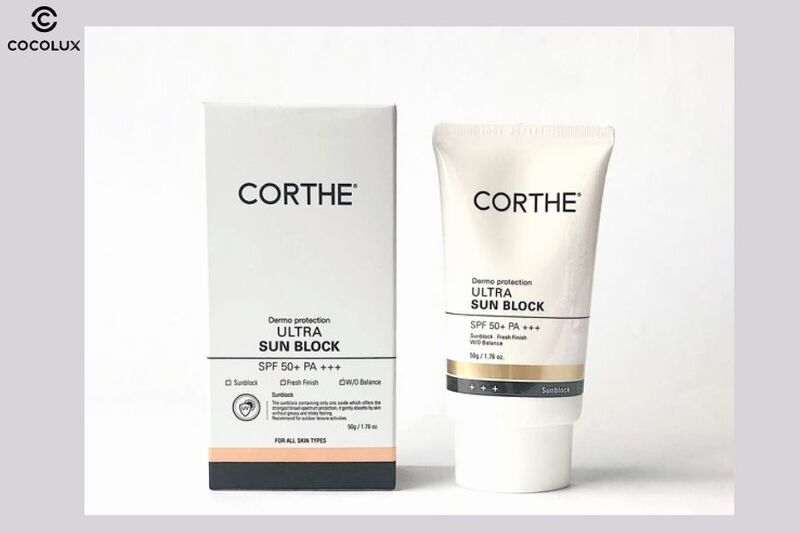 Review Kem Chống Nắng Corthe Dermo Protection Ultra Sun Block SPF50+/PA ...