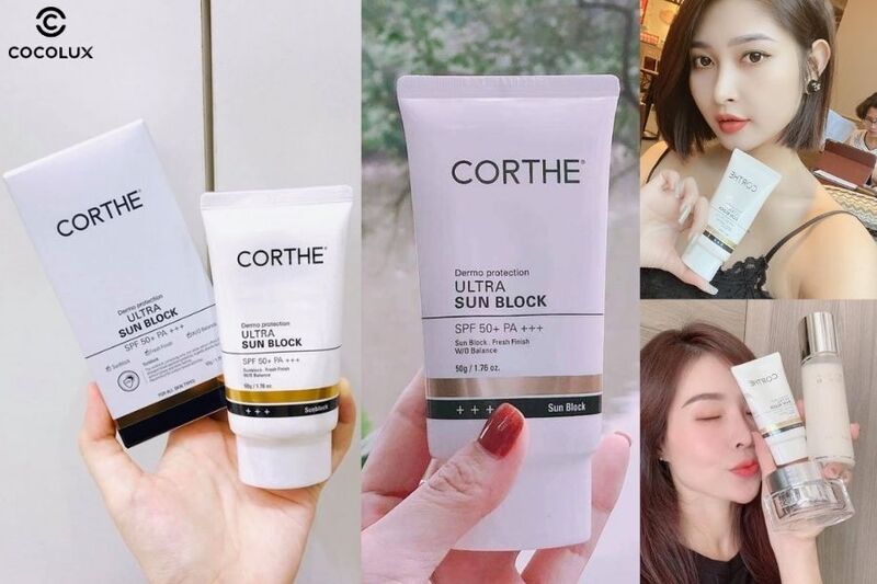 Review Kem Chống Nắng Corthe Dermo Protection Ultra Sun Block SPF50+/PA ...