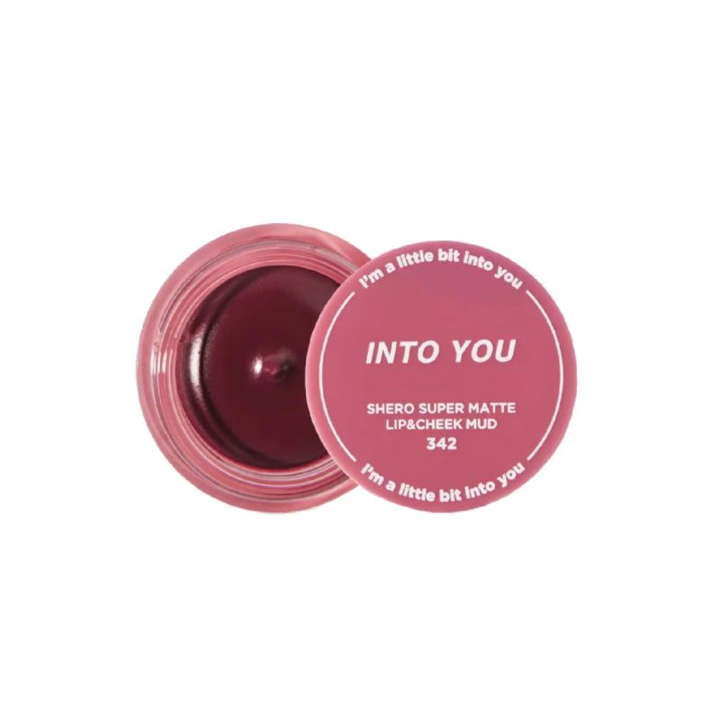 Son Bùn Into You Dạng Hũ Shero Super Matte Lip & Cheek Mud