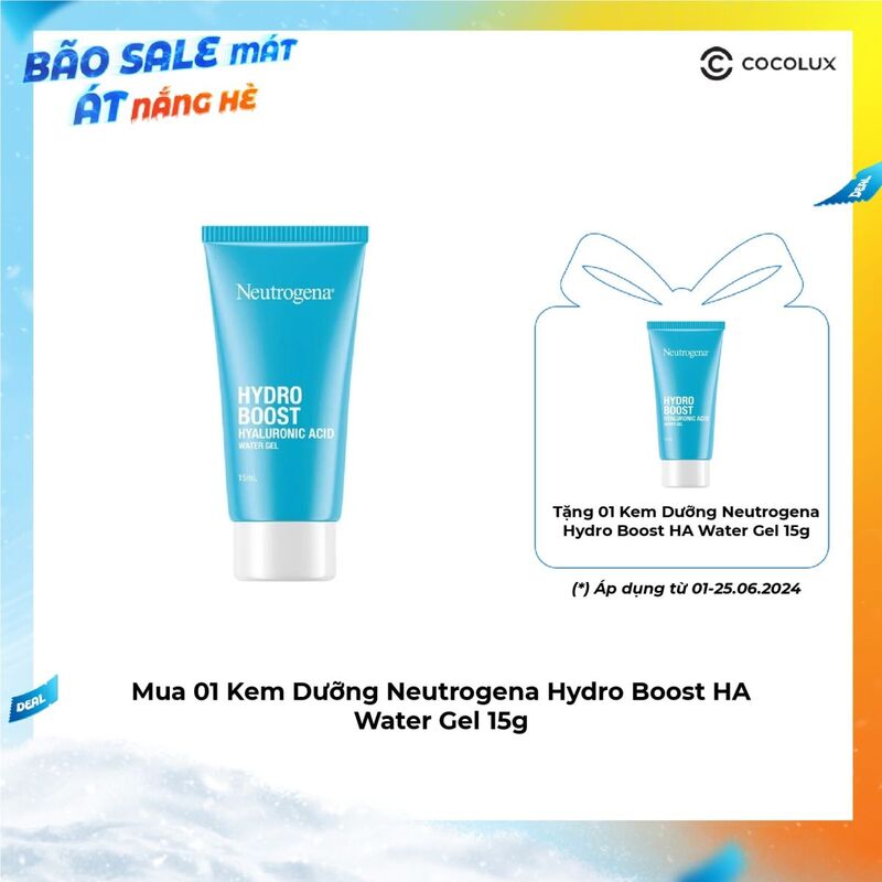Kem Dưỡng Neutrogena Hydro Boost HA Water Gel 15g - Cocolux