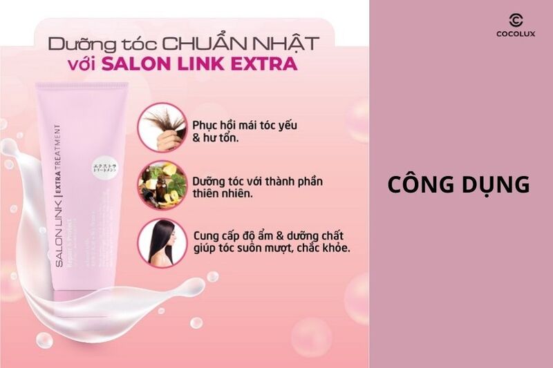 Review Kem Dưỡng Tóc Kumano Salon Link Extra Treatment