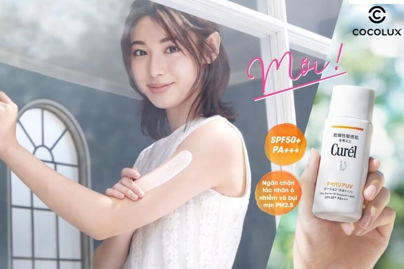 Review Sữa Chống Nắng Curel UV Protection Milk SPF 50+ PA+++