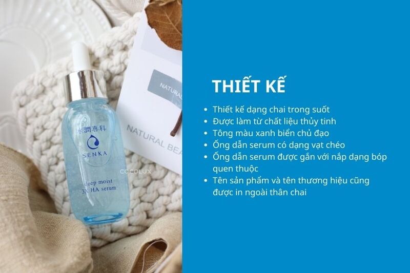 [GÓC REVIEW] Serum Senka Deep Moist 3X HA Cấp Ẩm Chuyên Sâu 30ml