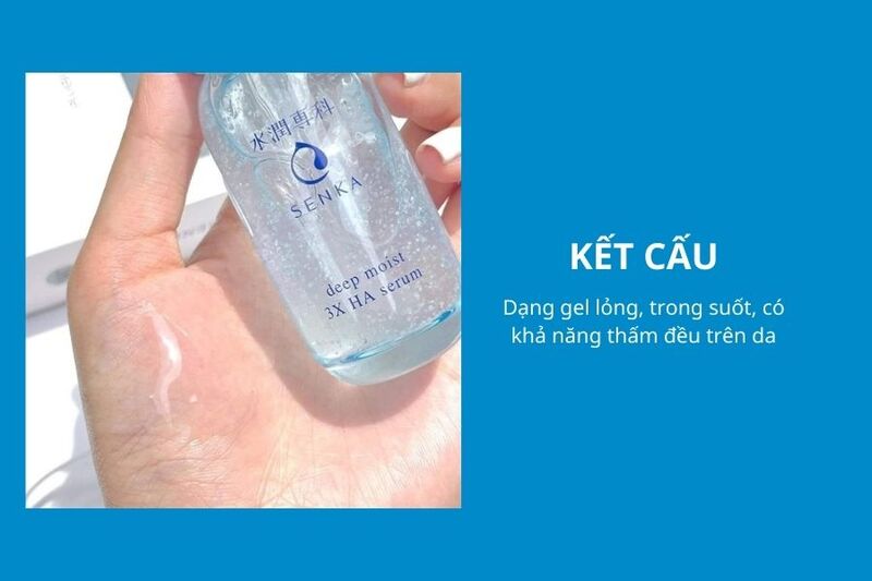 [GÓC REVIEW] Serum Senka Deep Moist 3X HA Cấp Ẩm Chuyên Sâu 30ml