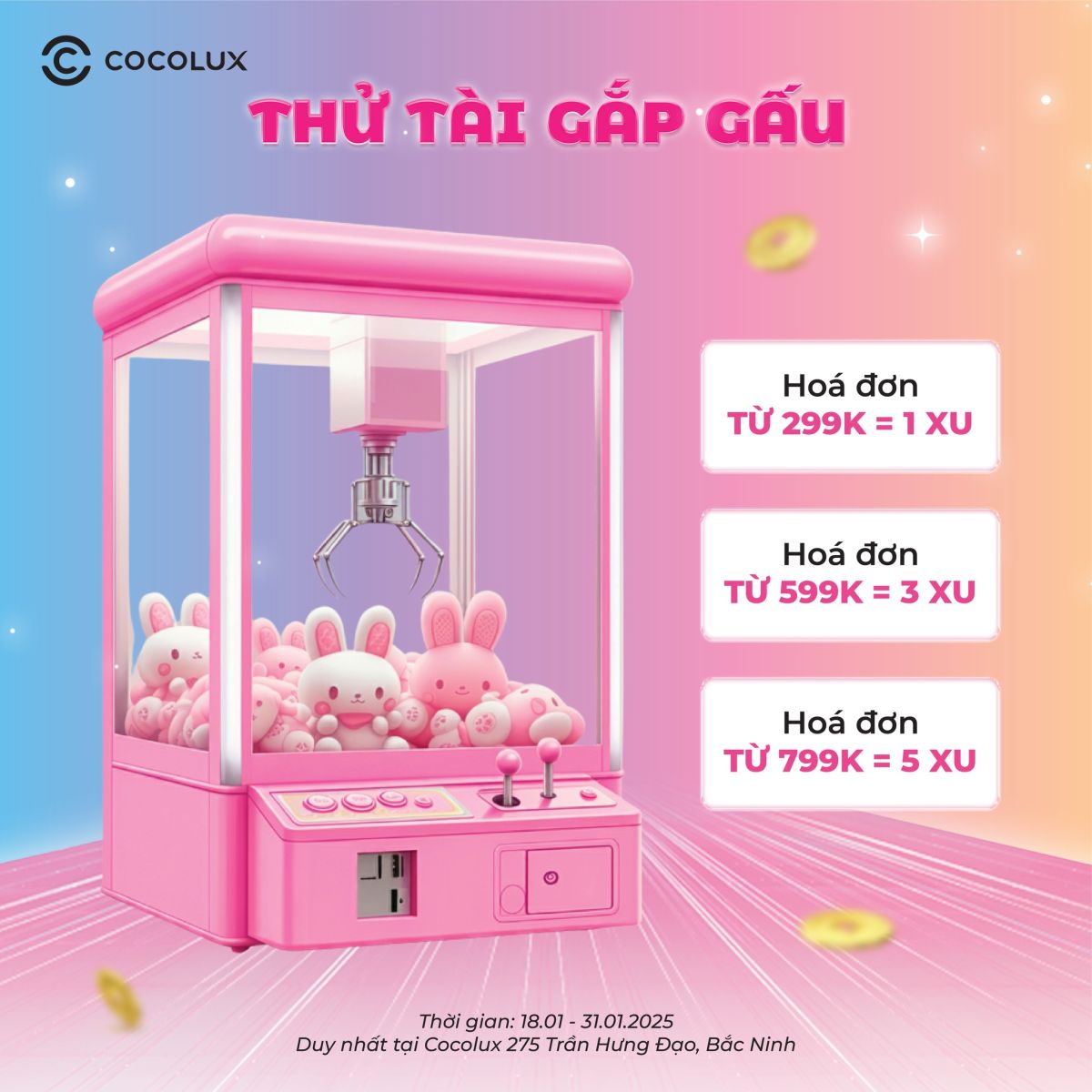 COCOLUX TƯNG BỪNG KHAI TRƯƠNG CƠ SỞ THỨ 17 TẠI 275 TRẦN HƯNG ĐẠO, BẮC ...