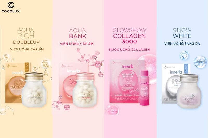 Review Viên Uống InnerB Aqua Bank Cấp Ẩm