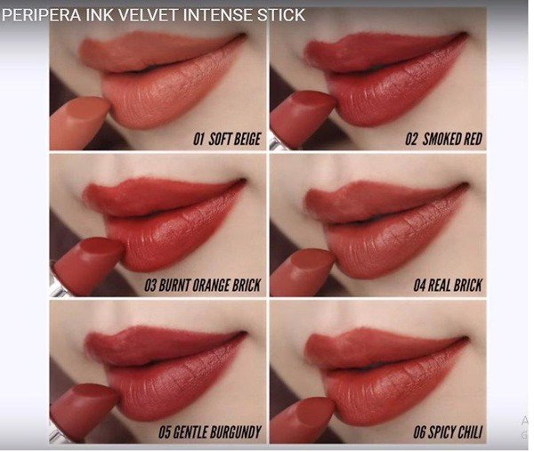 Son Thỏi Peripera Ink Velvet Intense Stick