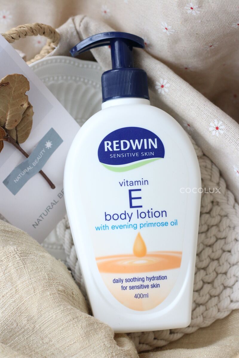 Sữa Dưỡng Thể Cho Da Nhạy Cảm Vitamin E Body Lotion Redwin 400ml - Cocolux