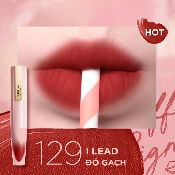 Son Kem Nhung Lì, Mềm Môi L’Oreal Chiffon Signature 7ml - Cocolux