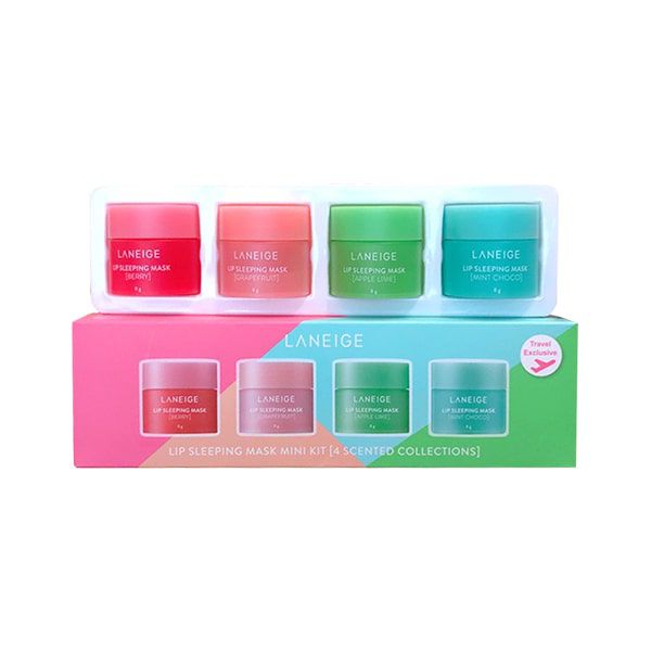 Set 4 Mặt Nạ Ngủ Môi Mini Laneige