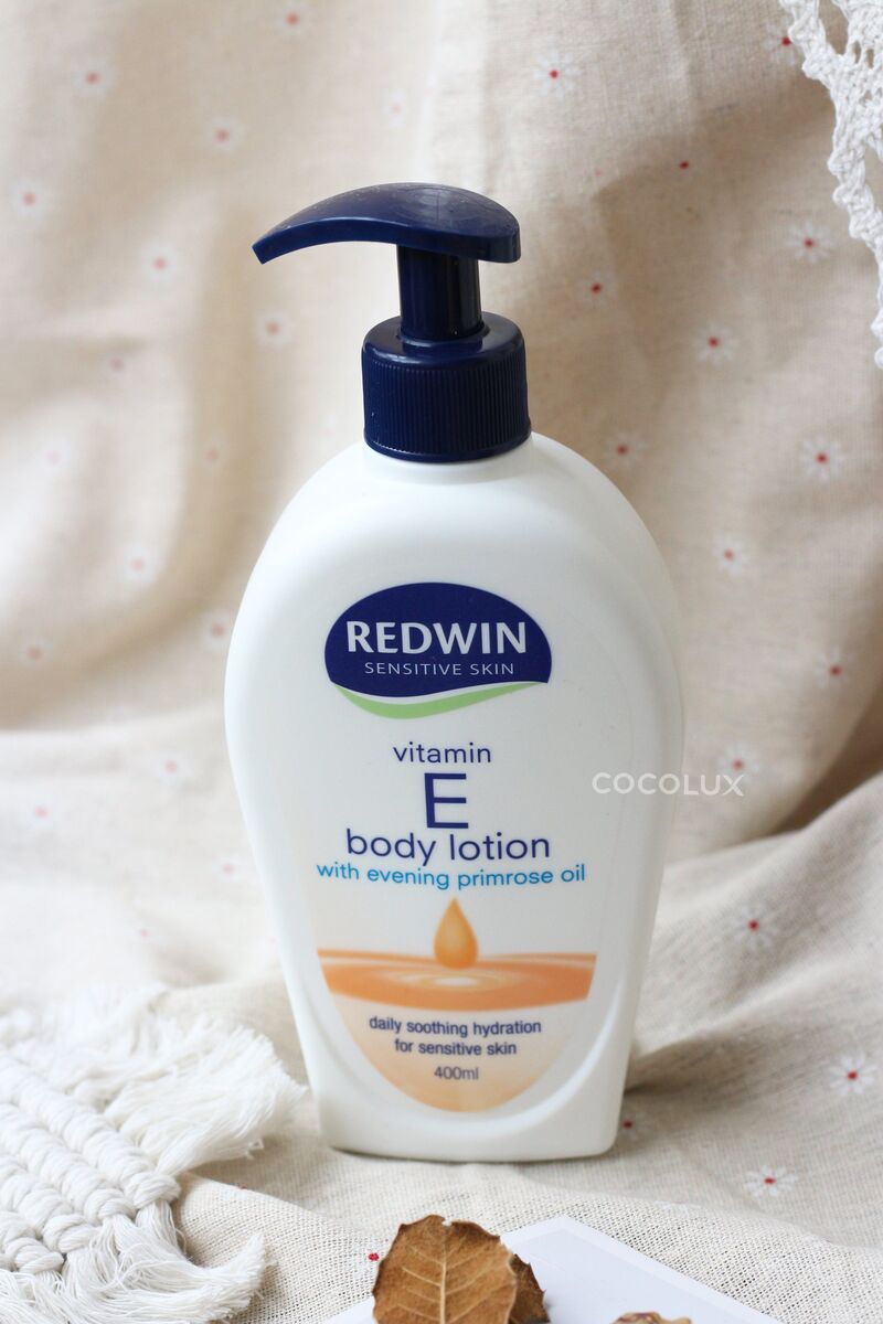 Sữa Dưỡng Thể Cho Da Nhạy Cảm Vitamin E Body Lotion Redwin 400ml - Cocolux