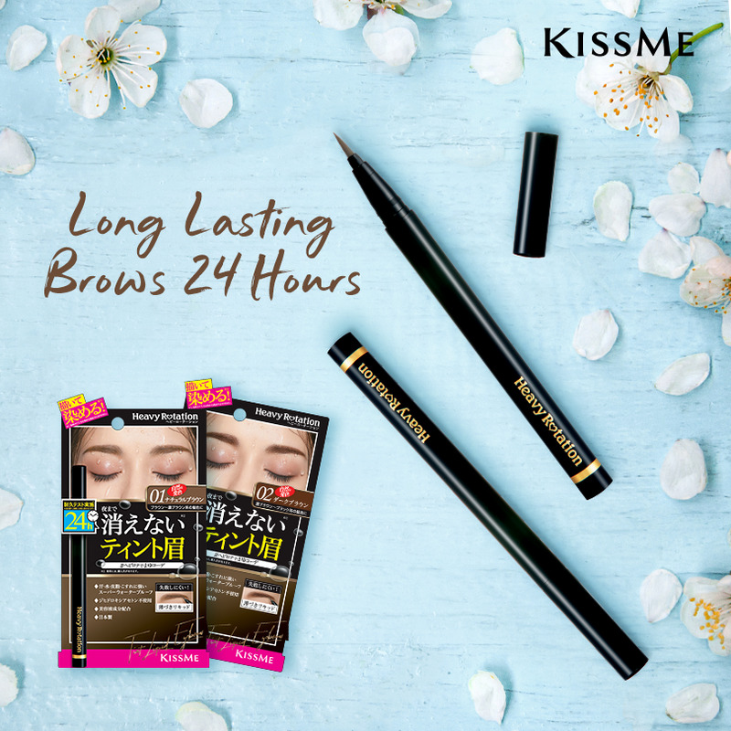 KISSME Heavy Rotation Tint Liquid Eyebrow Bút nhuộm lông mày 24h không ...