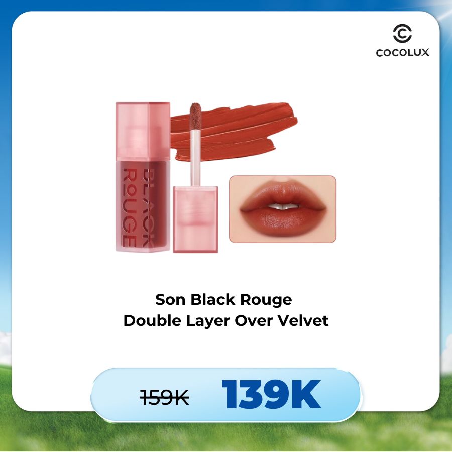 Son Kem Black Rouge Double Layer Over Velvet - DL01