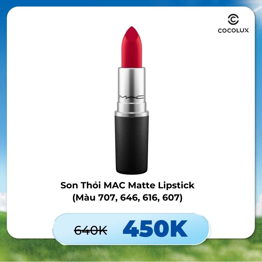 Son MAC Matte Lipstick - GIÁ TỐT CHÍNH HÃNG tại Cocolux