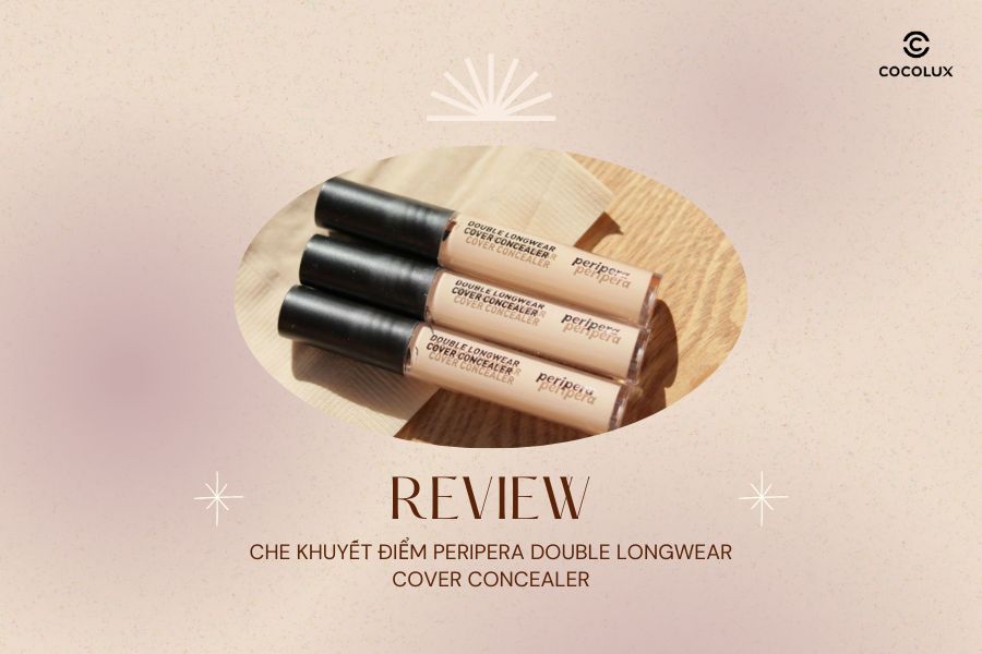 Review Chất Lượng Kem Che Khuyết Điểm Peripera Double Longwear Cover ...