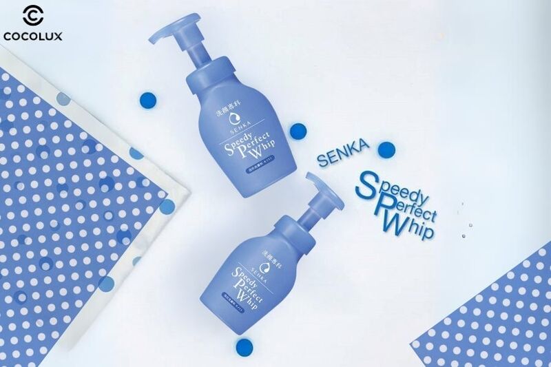 Review Bọt Rửa Mặt Senka Speedy Perfect Whip Dưỡng Ẩm Dịu Nhẹ