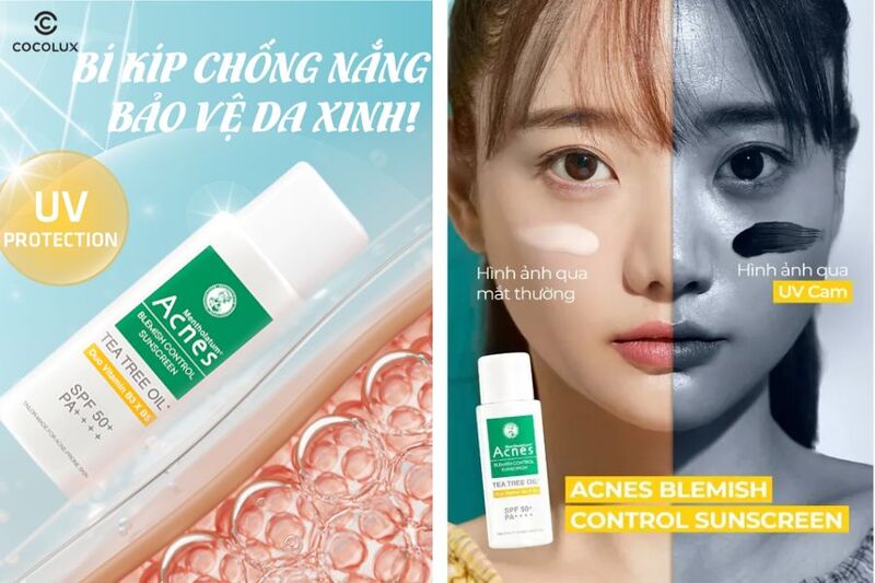 Review Sữa Chống Nắng Acnes Blemish Control Sunscreen 50g